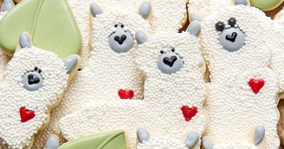 How to Make Cute Simple Llama Cookies - Favorite Food Recipes