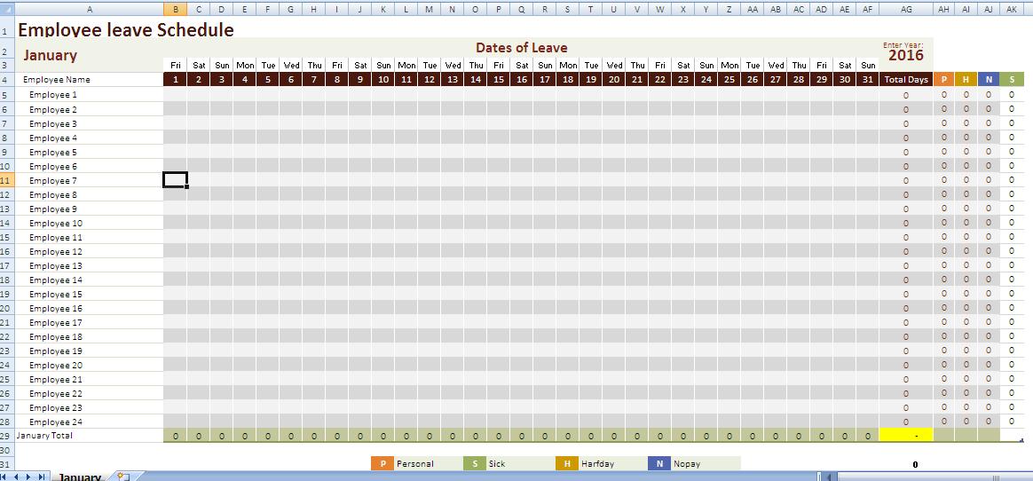WHAT YOU GIVE TO THE WORLD LAST SECOND: Leave Schedules for Employers