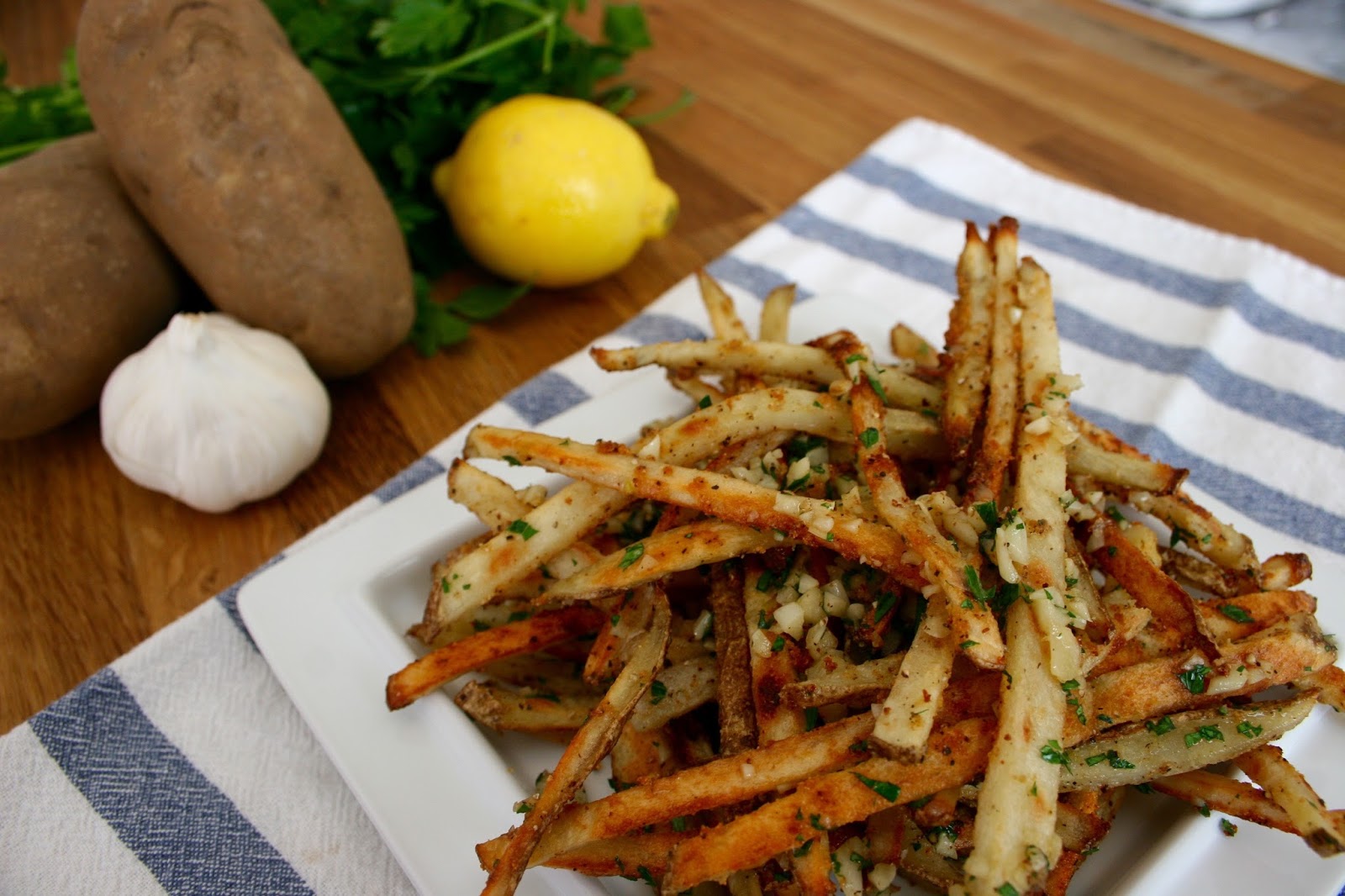 Just A Darling Life: Lemon Garlic Baked Fries