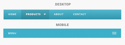 5 Navigasi Menu Responsive Keren untuk Blogger » Contoh Blog