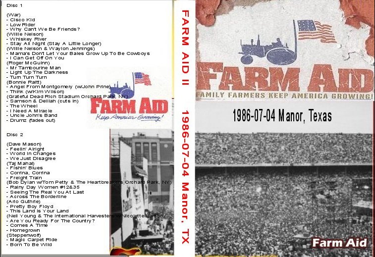 T.U.B.E.: Farm Aid II - 1986-07-04 - Austin, TX (2xDVDfull pro-shot)
