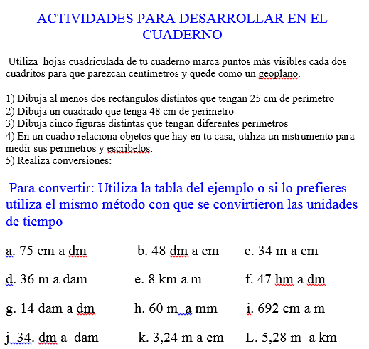 LONGITUD Y PERÍMETRO