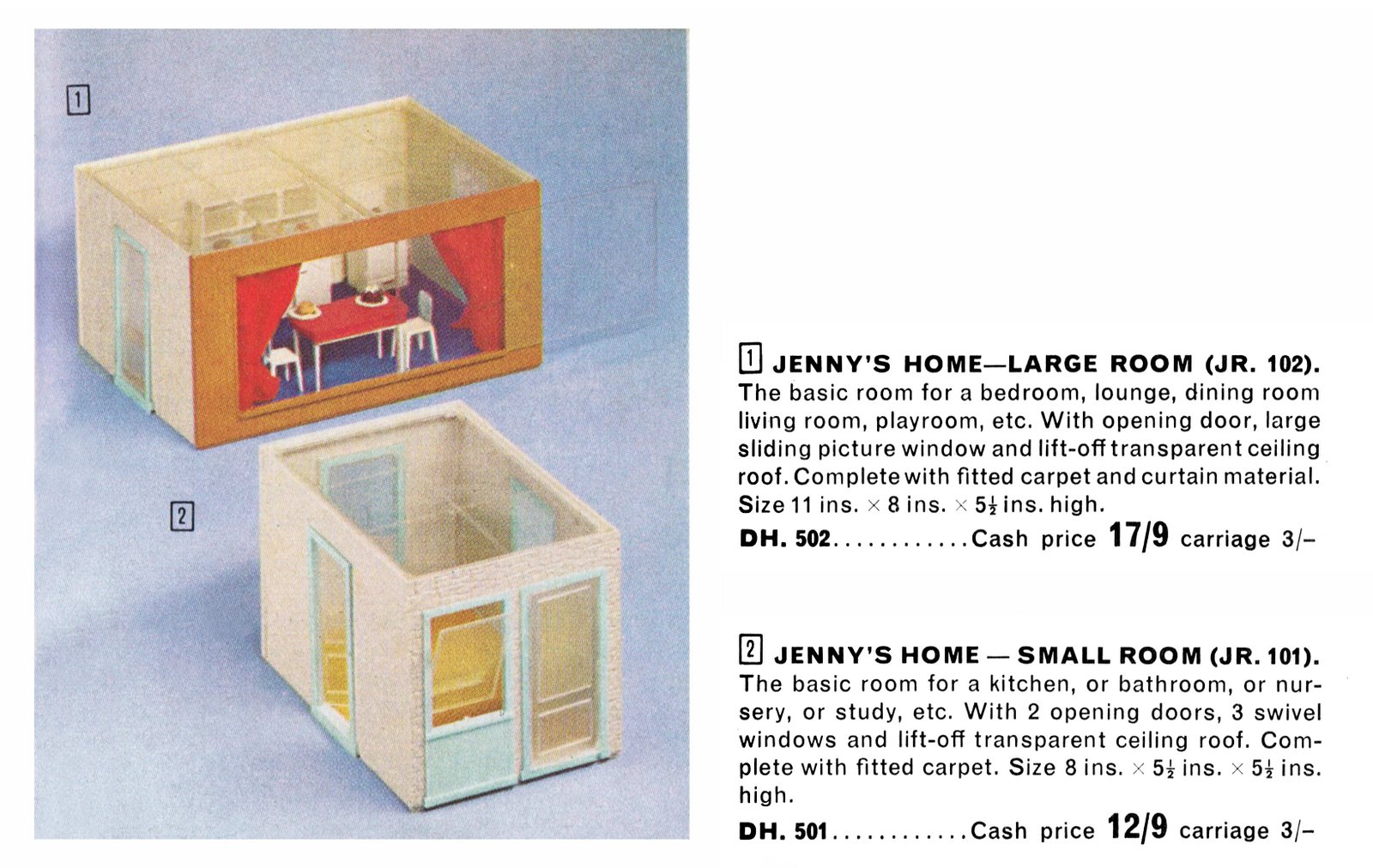 Jenny's Home by Tri-ang: Jenny's Home Sets