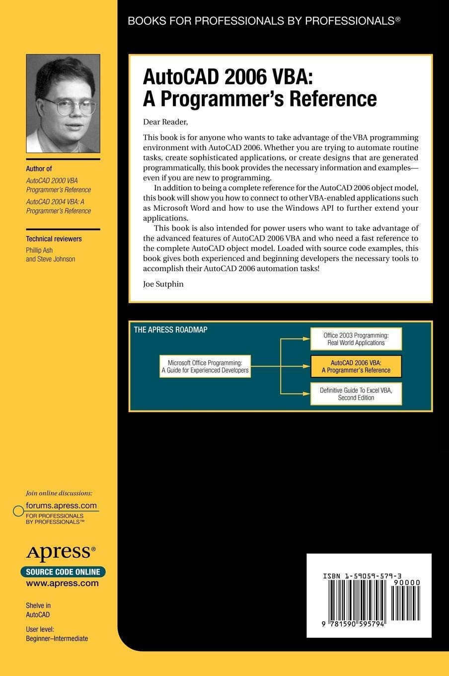 [Free ebook]AutoCAD 2006 VBA: A Programmer's Reference - KING OF EXCEL