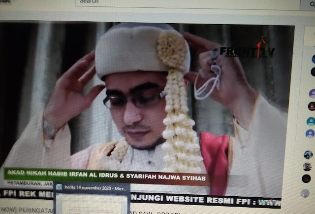 Sah! Habib Rizieq Nikahkan Putri Keempatnya dengan Cucu Nabi, Ini Foto Akad Nikahnya