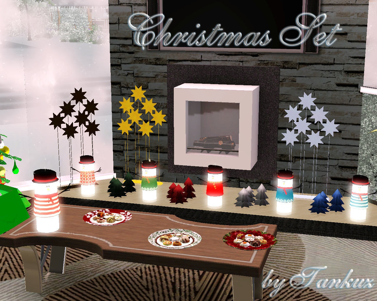 Tankuz Sims 3 Blog: Christmas Set 01