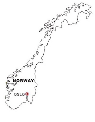 Coloring map of Norway | COLOR AREA