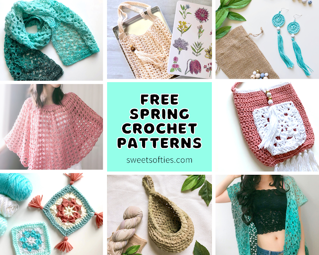 10+ Free Spring Crochet Patterns Roundup - Sweet Softies | Amigurumi ...