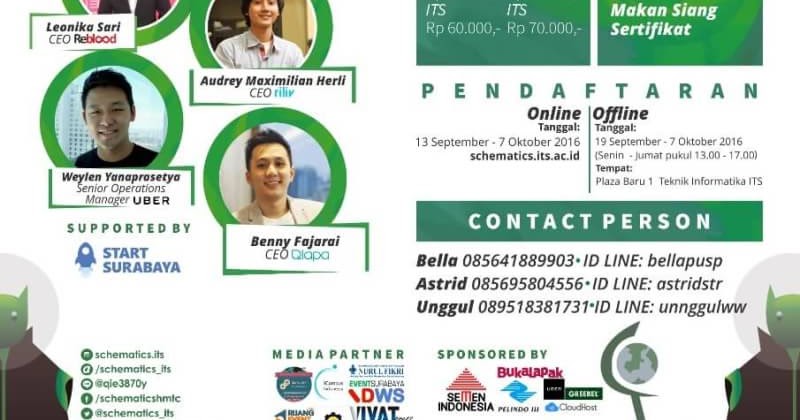 Schematics ITS 2016 : National Seminar of Technology - Business On Internet