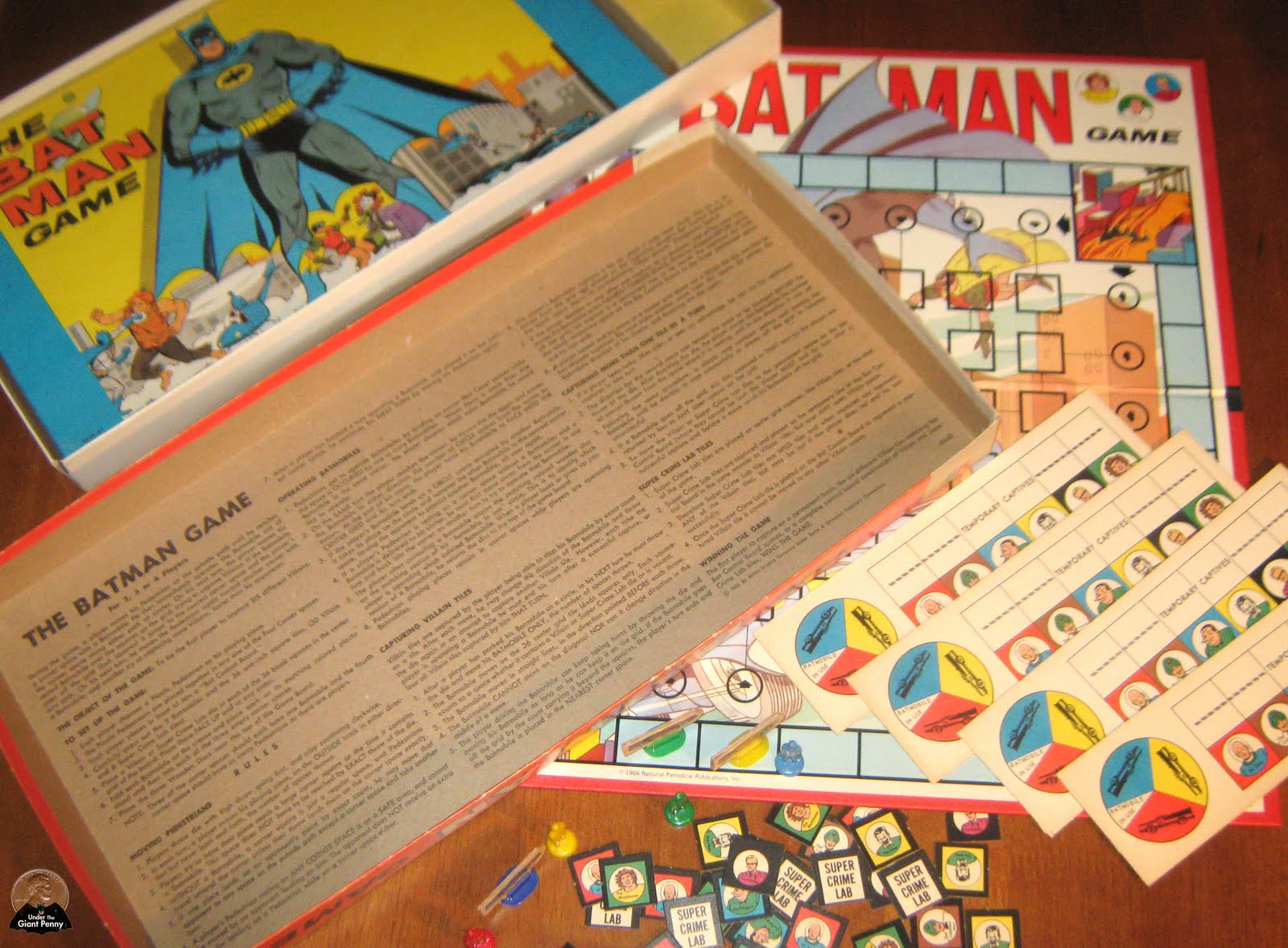 Under the Giant Penny: 1966 Batman Board Game