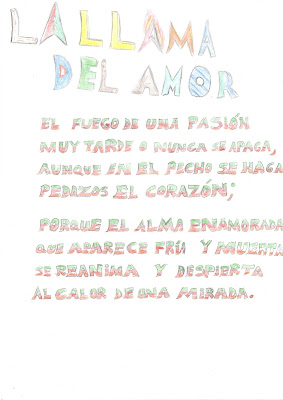 Nuestro club de lectura: POEMAS CON LETTERING 1ºC