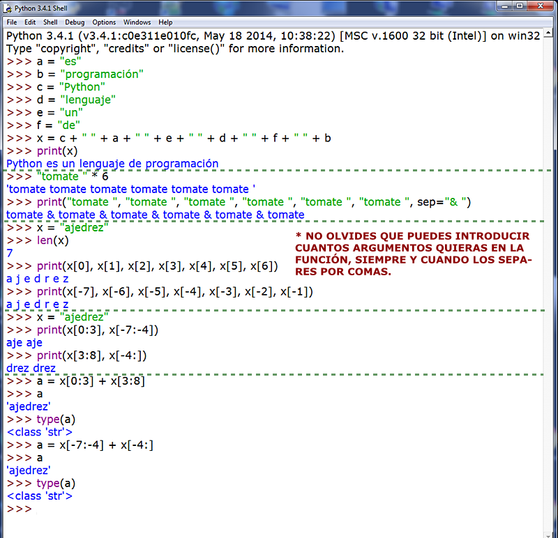 APRENDER A PROGRAMAR CON PYTHON: T4. BLOQUE DE EJERCICIOS 1. SOLUCIONES.