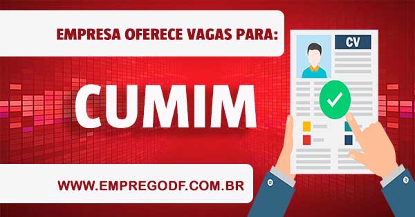 EMPREGO PARA CUMIM