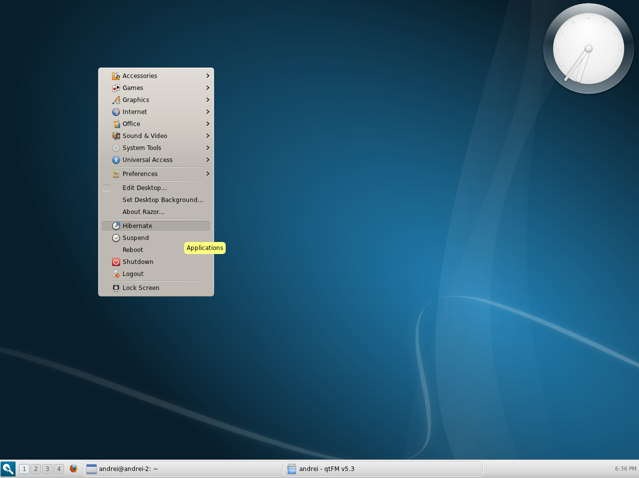 Razor Qt A New Lightweight Desktop Environment Based On Qt ~ Web Upd8 Ubuntu Linux Blog
