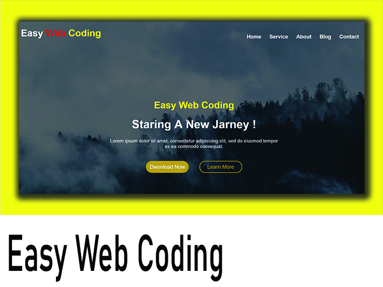 How To Make A Full Website Using Html And Css Step By Step Website Tutorial Easy Web Coding
