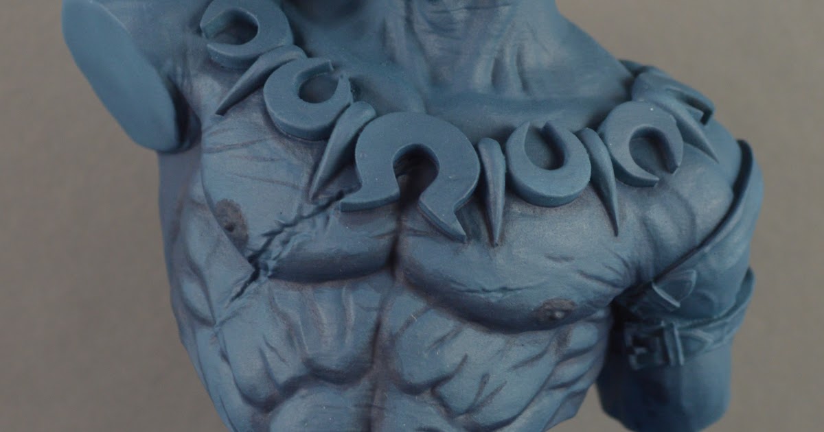 Jen's Mini Painting: Demon: Chest shading