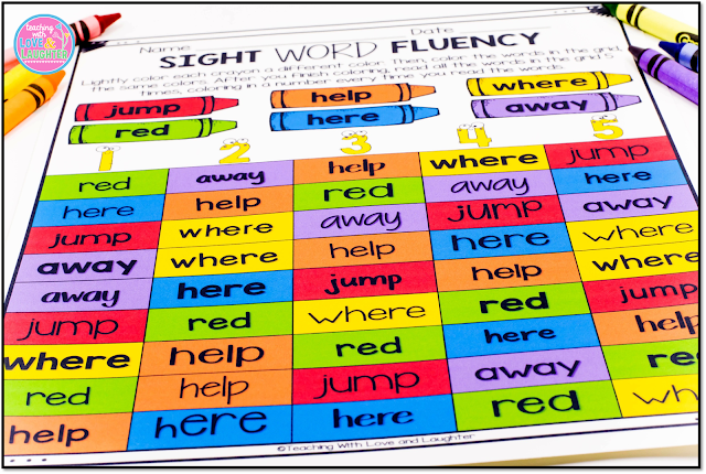 Teaching With Love and Laughter: Sight Word Packets