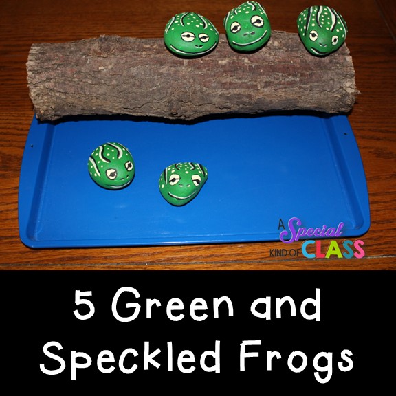 A special kind of class: How to Make 5 Green and Speckled Frogs