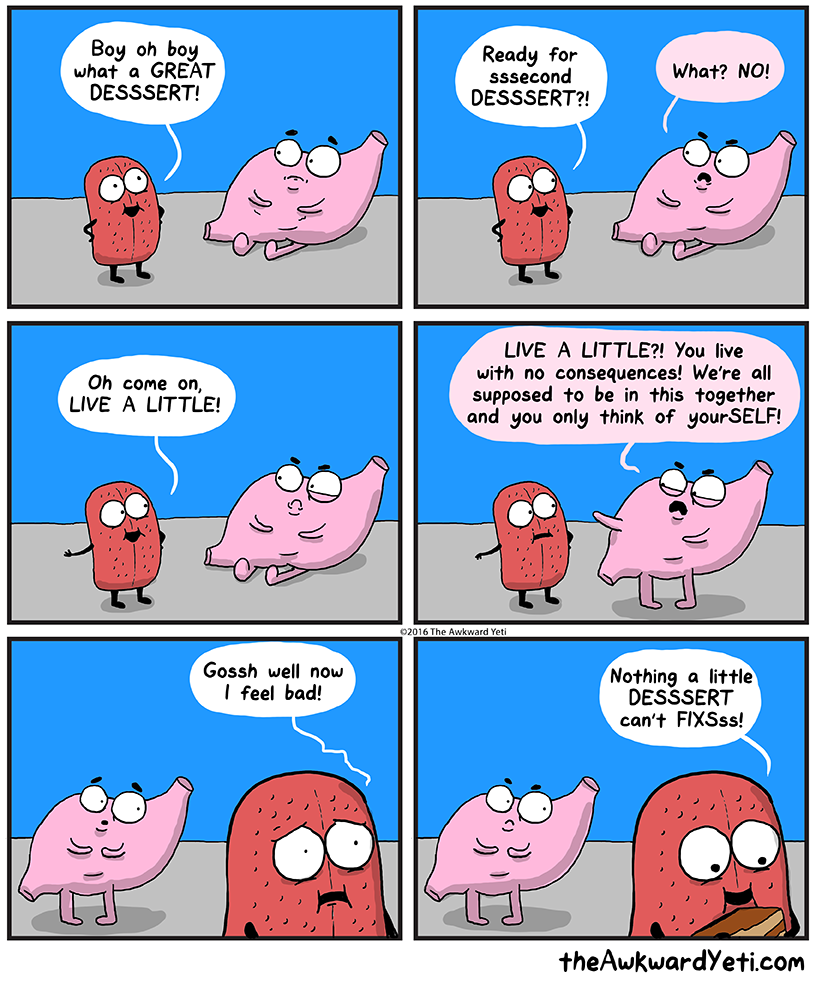 Heart and Brain: Body Language by Nick Seluk (The Awkward Yeti) — She's ...
