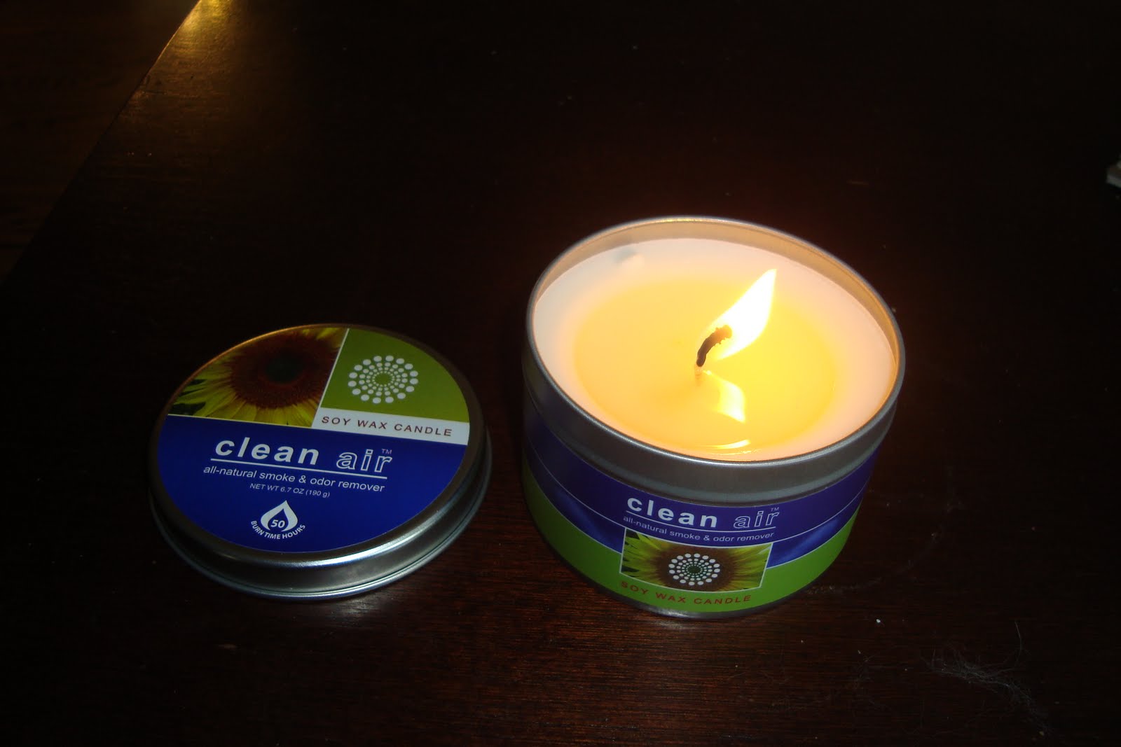 Trying To Go Green: Way Out Wax Candle and clean air spray review