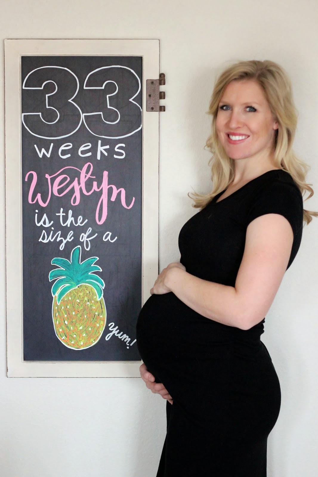 Precious and Pleasant Riches: 33 Week Baby Bump