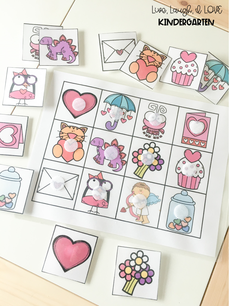 Print two copies of the matching activity and laminate. Cut one set of ...