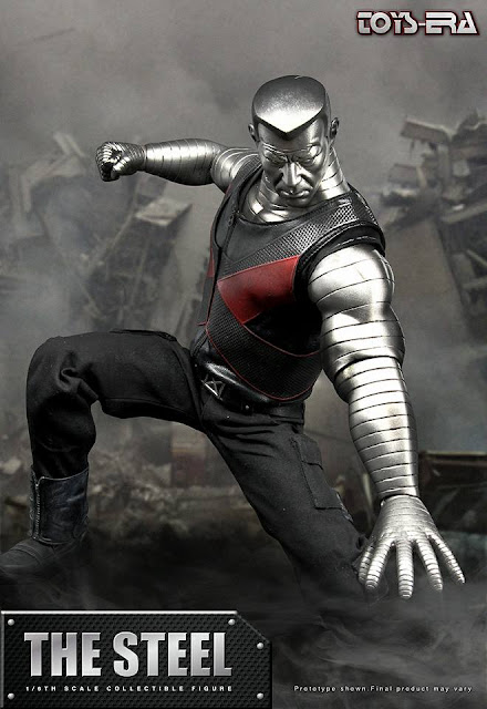 toyhaven: Preview pics of Toys Era 1/6th scale The Steel aka Colossus ...
