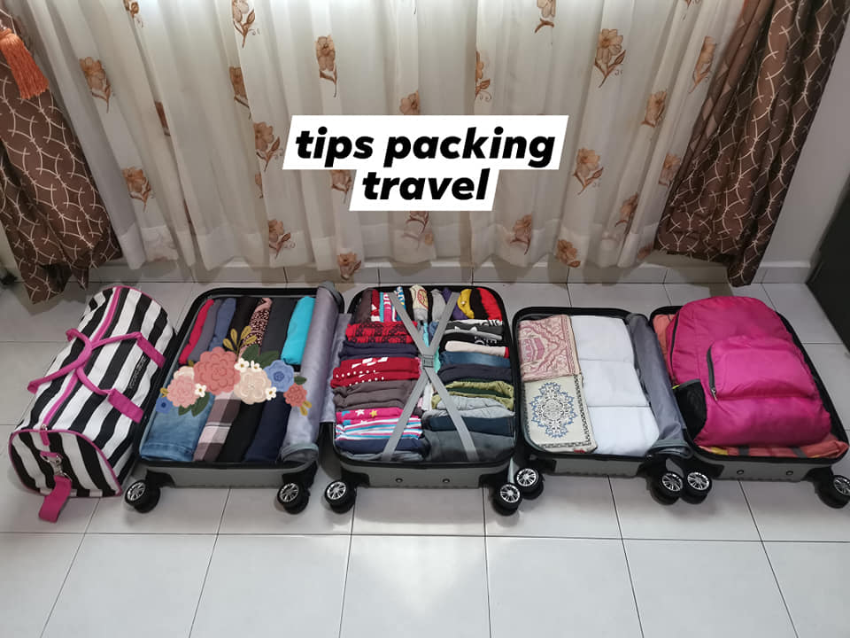 Cara Nak Mengemas Baju Dalam Beg