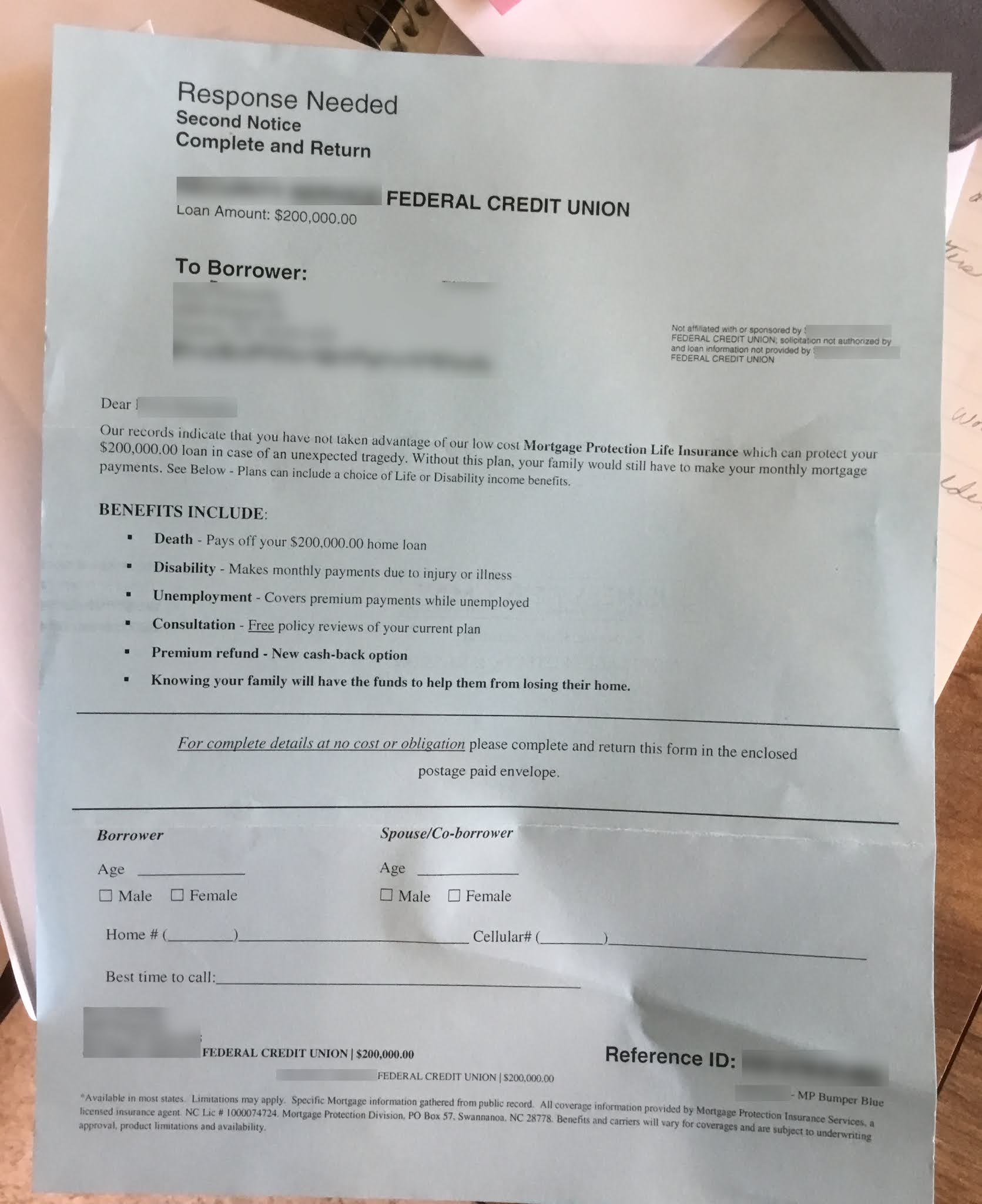 Mortgage Protection Letter Template ~ Resume Letter