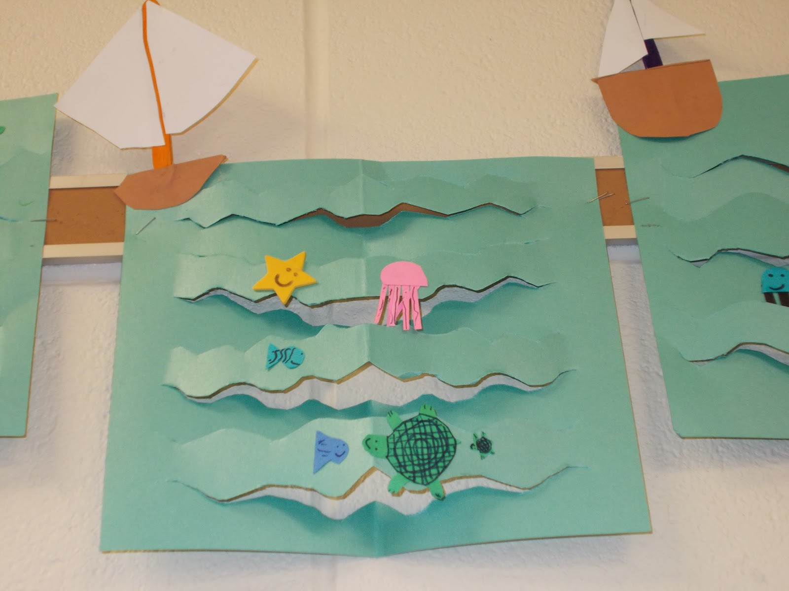 Mrs. Pierce's Polka Dot Spot: Underwater Paper Sculptures