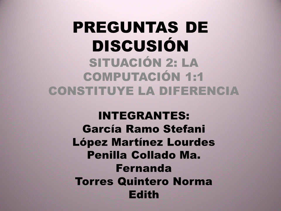 Lourdes López Martínez : preguntas de discusion