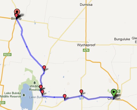 4 pedals & 4 paws: CHARLTON TO BIRCHIP