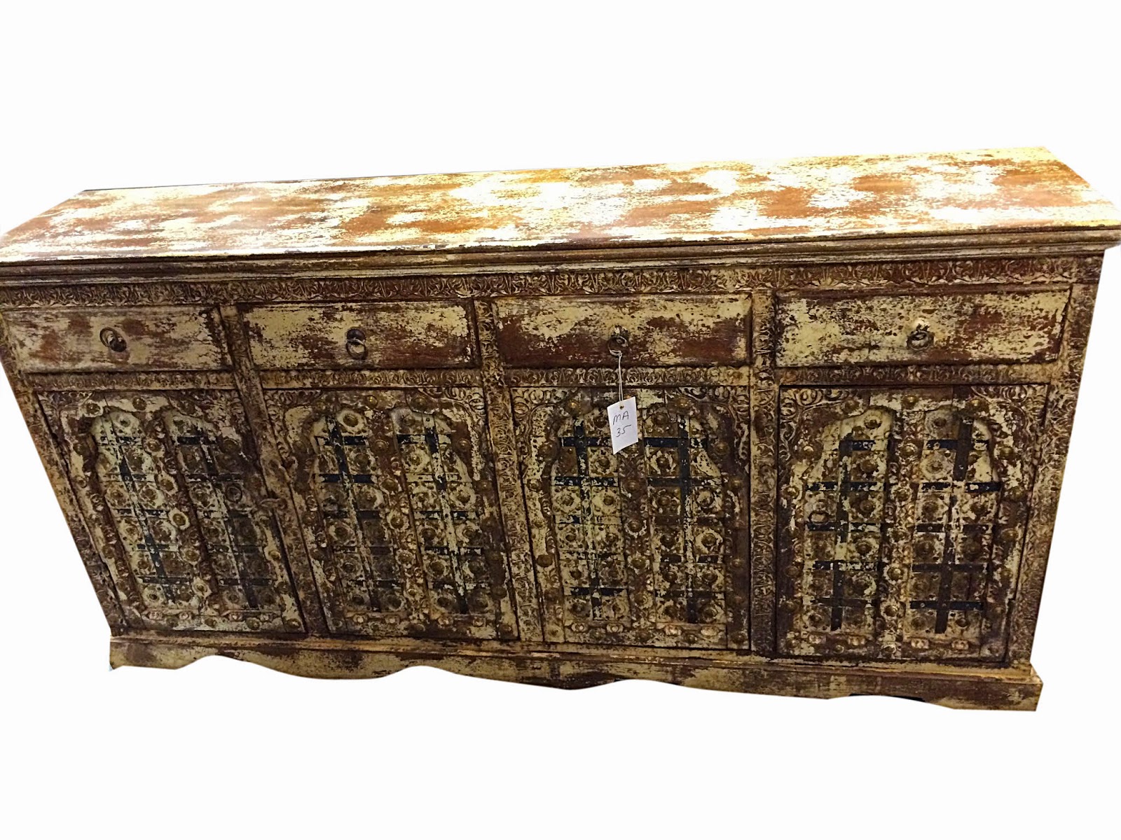 Indian Wooden Furnitures: Antique Sideboard India