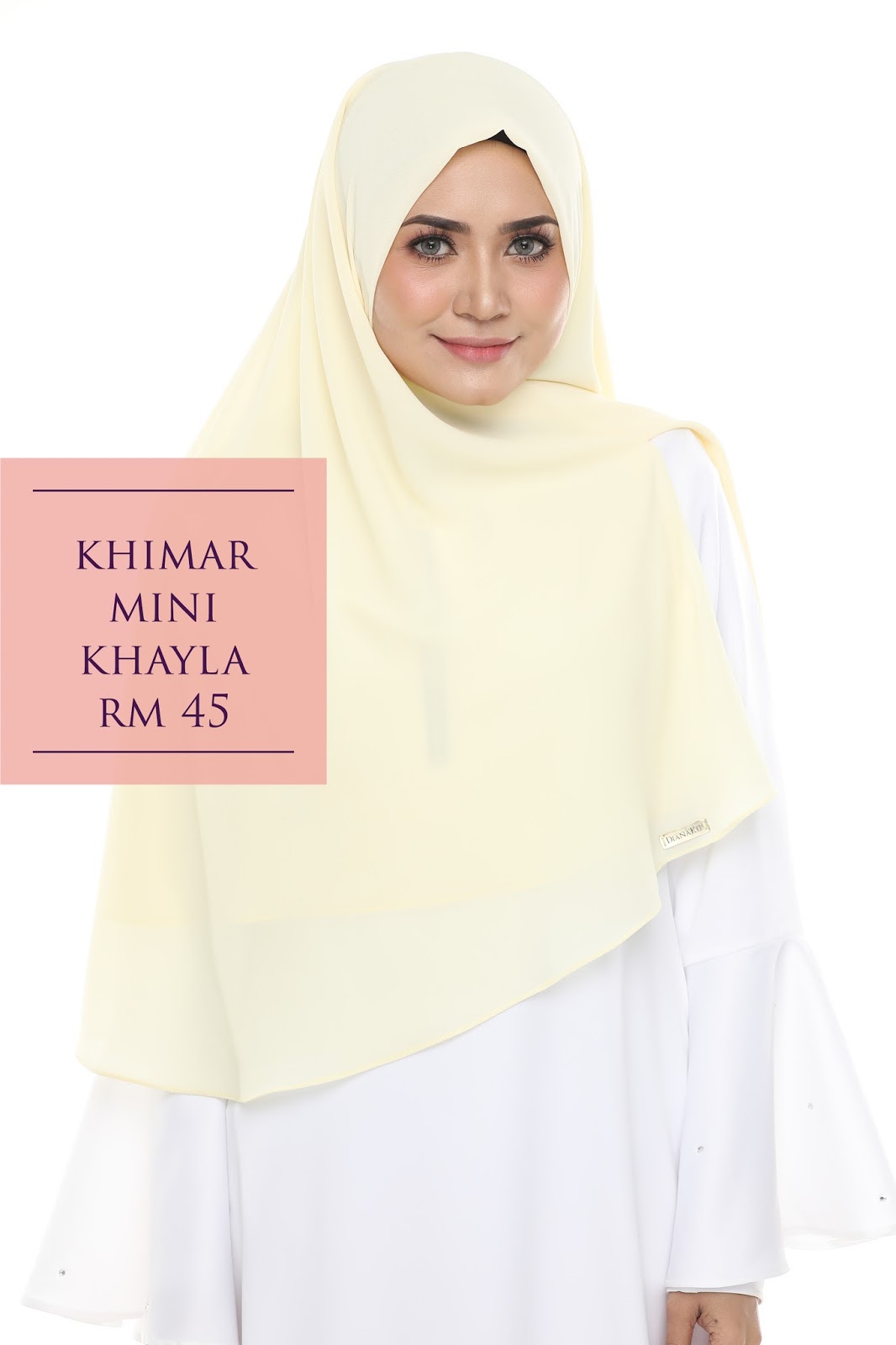 EXCLUSIVE KHIMAR BY DIANAKU: KHIMAR MINI KHAYLA