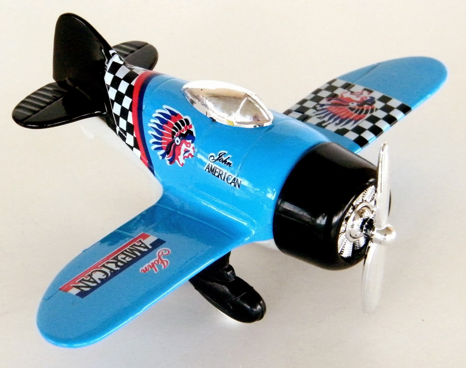 Toys and Stuff: China 'T' Monoplane - Blue-Black