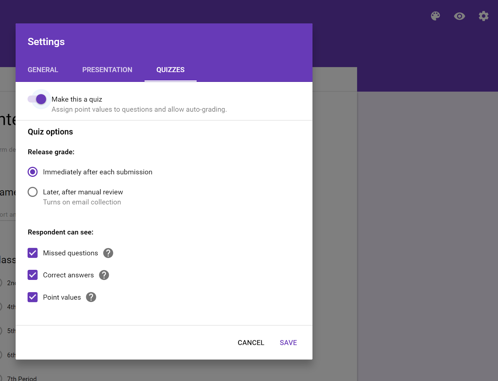 The Classy Teacher: Create A Quiz Using Google Forms