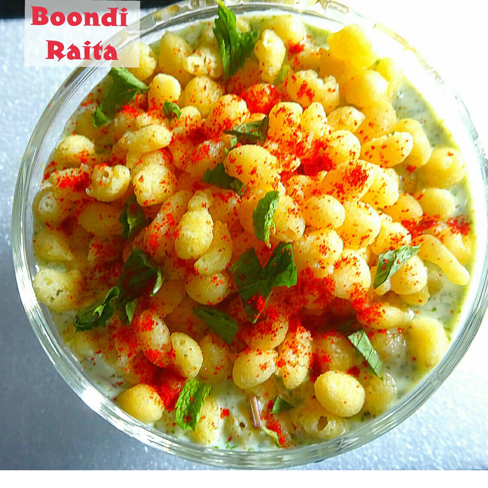 Veg Indian Cooking: Boondi Mint Raita and Chaas