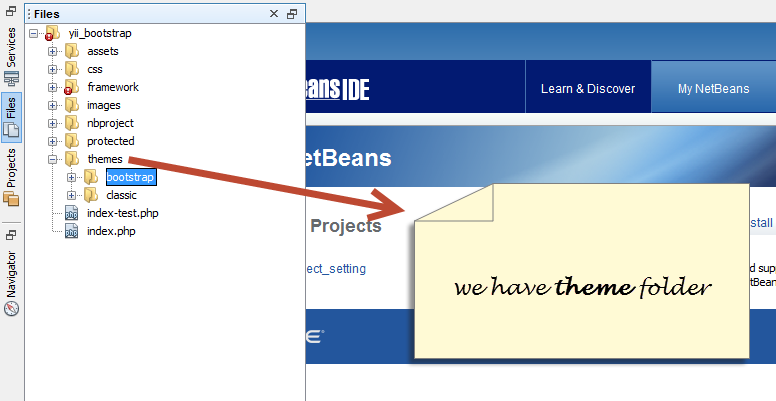 Yii Framework with Twitter Bootstrap in Netbeans Yii Framework with Twitter Bootstrap in Netbeans