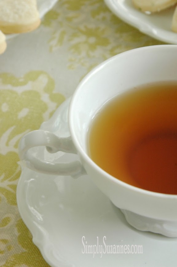 Simply Suzanne's AT HOME: vanilla caramel truffle tea and minted sugar ...