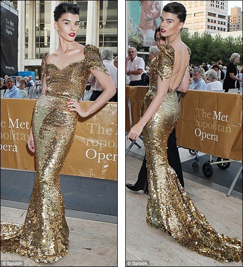 Plus-size past: Former 'big' model Crystal Renn shows full extent of ...