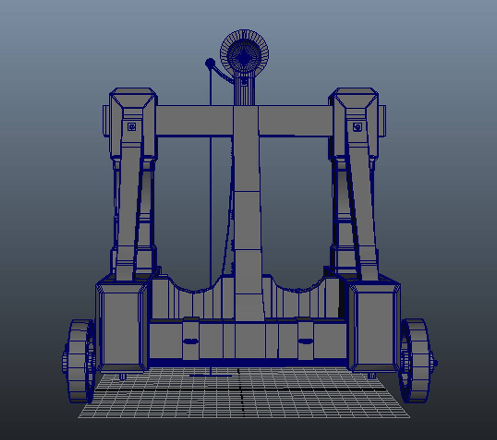 Portfolio Blog: Catapult (Maya Screenshots)