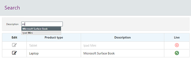 Abacasys: Building an Apex 5 Search Screen