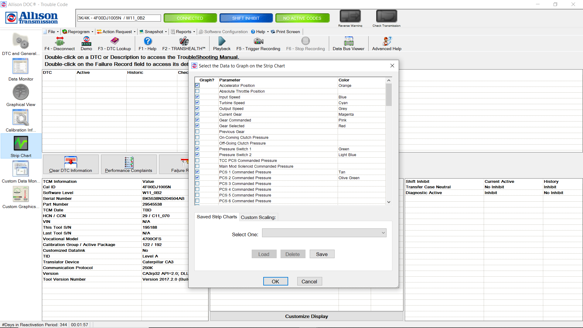 Strip Chart on ALLISON DOC Software (ALLISON Transmission) - Blog.Teknisi