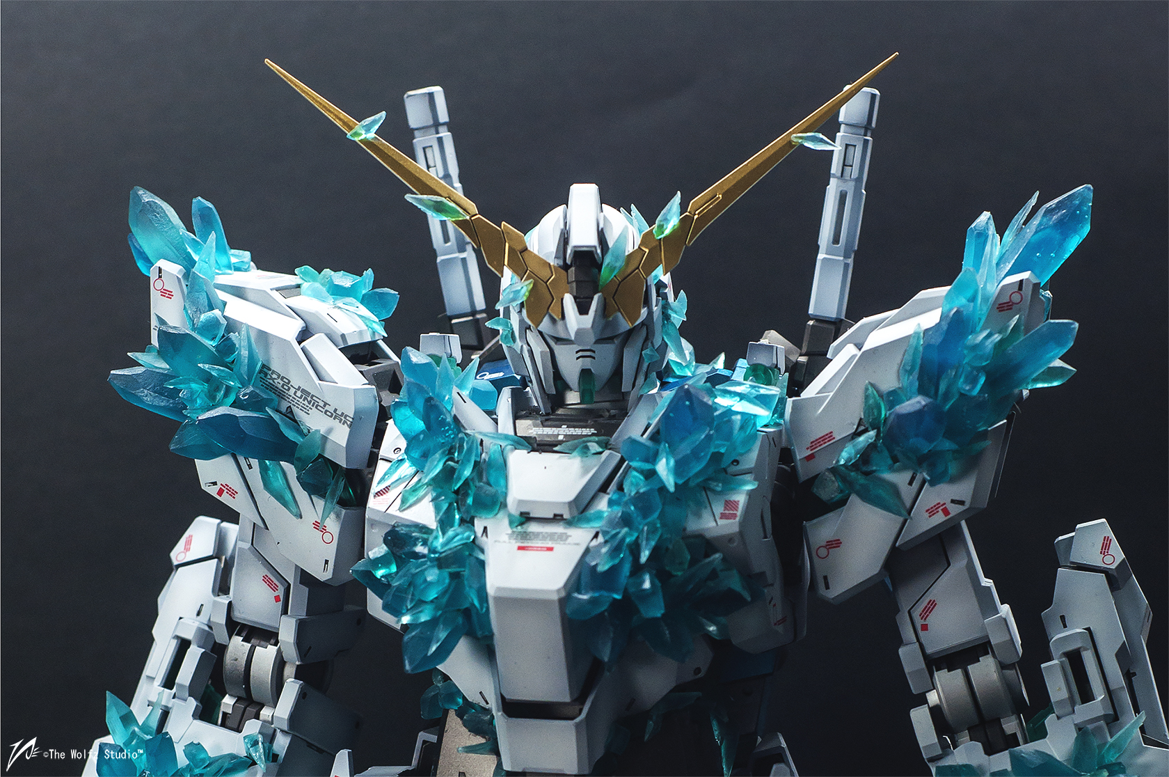 PG 1/60 Unicorn Gundam - The Second Crystal Burst by wolfz.studio ...
