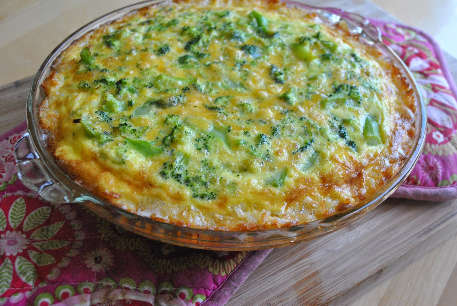 Lori's Lipsmacking Goodness: Rice Crusted Quiche