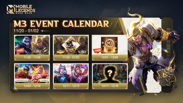 Mobile Legends M3 Event: Dates, Rewards, Free Skin, more | PinoyTechSaga