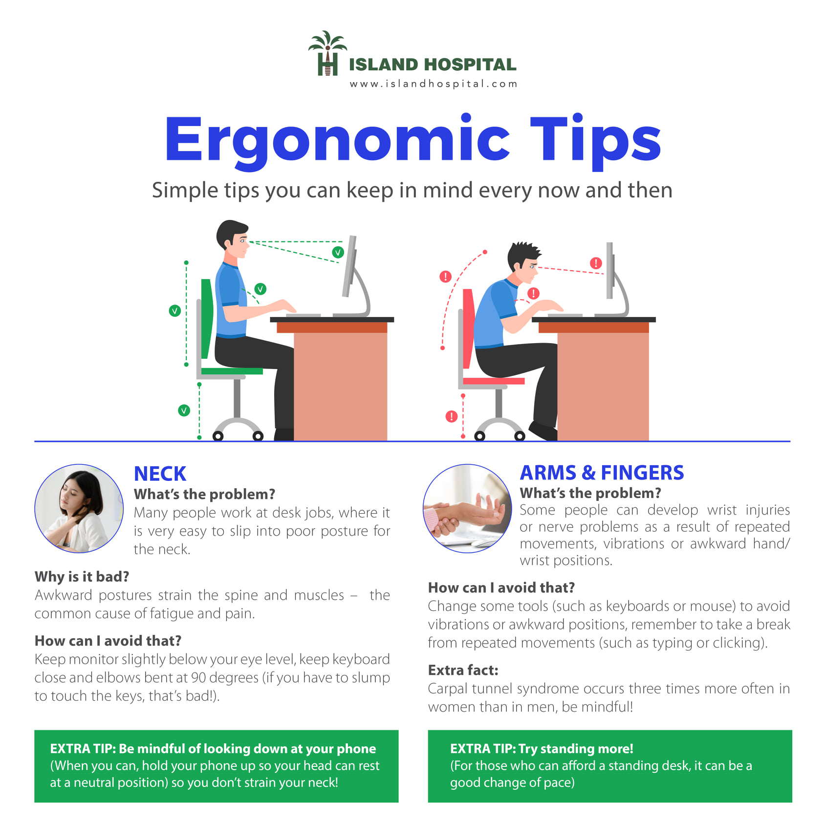 National Cancer Society of Malaysia, Penang Branch: Ergonomic Tips