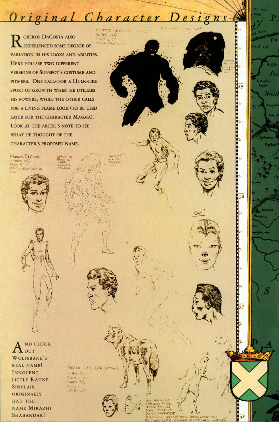 Marvel Comics of the 1980s: X-Men & New Mutant Original Character Designs