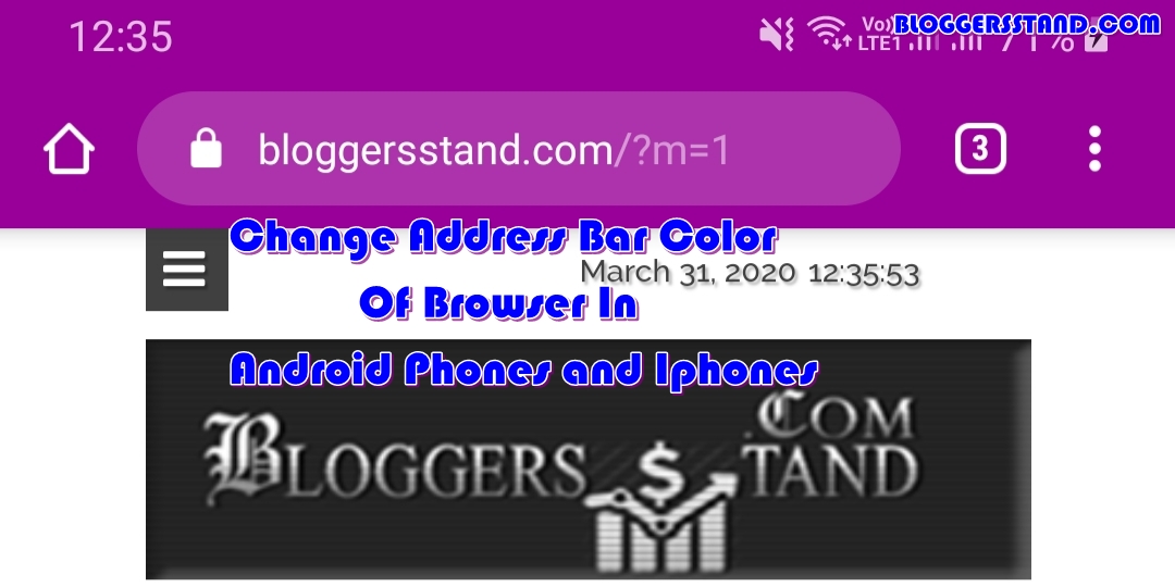 How To Change The Color Of Address Bar In Mobile Browser - NQnia Doc