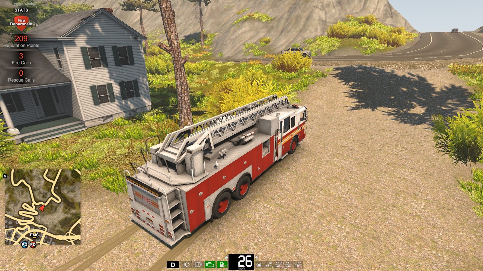 Flashing Lights, Emergency Response Simulator, fire department ...